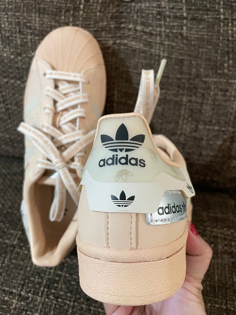 Adidas Superstar bold Peach Sneakers, Women's Fashion, Footwear ...