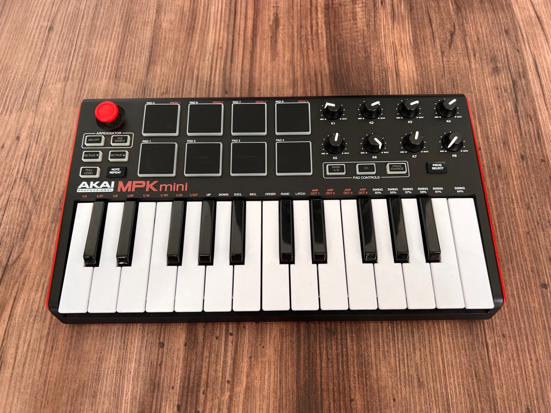 Akai MPK mini midi controller keyboard, Hobbies & Toys, Music & Media ...