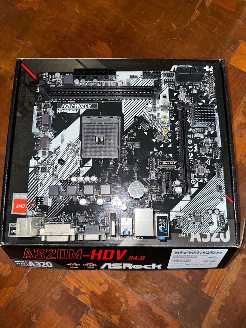 Asrock A320m Hdv R4 0 Computers And Tech Parts And Accessories Computer