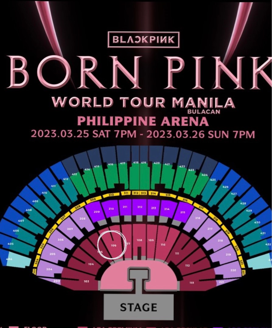 BlackPink Born Pink World Tour Manila Bulacan, Tickets & Vouchers ...