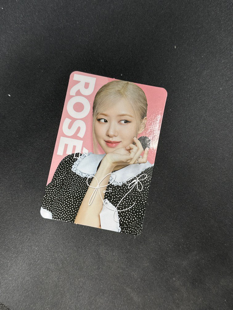 Blackpink Oreo Rose Photo-Card x2, Hobbies & Toys, Memorabilia ...