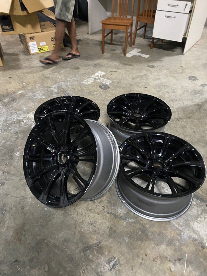 BMW M3 Original Style 220M Rims, Car Accessories, Tyres & Rims on Carousell