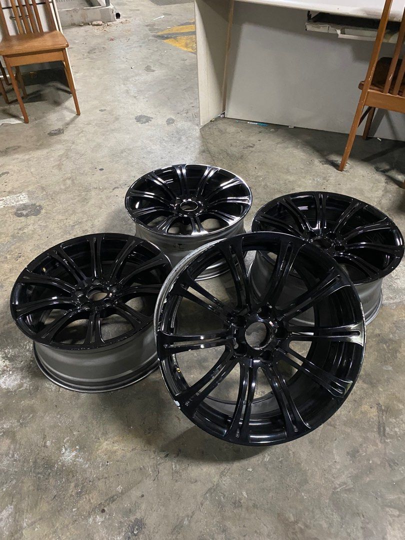 BMW M3 Original Style 220M Rims, Car Accessories, Tyres & Rims on Carousell