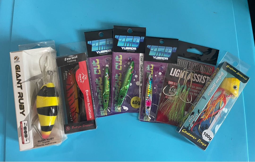 Brand New Fishing Lures and Jigs | Zerek/ Yumada/ Everest Fishing ...