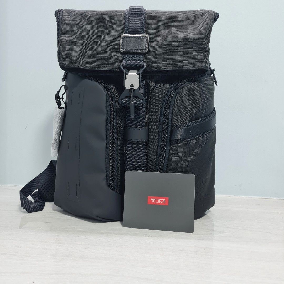 Brand New Tumi Alpha Bravo Logistics Flap backpack, Men's Fashion, Bags, Backpacks on Carousell