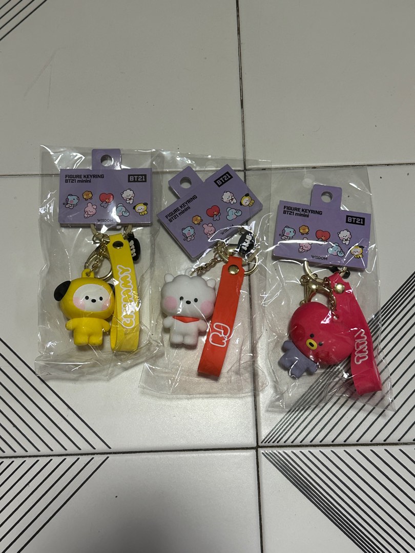 BT21 Minini Hard Keyring with strap, Hobbies & Toys, Memorabilia & Collectibles, K-Wave on Carousell