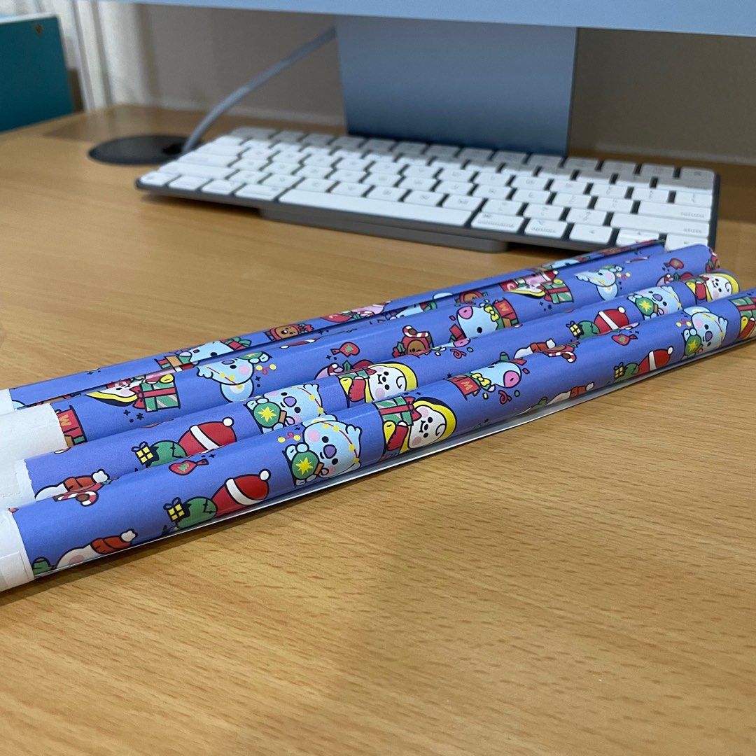 BT21 Wrapping paper | BTS merch, Furniture & Home Living, Home Decor ...
