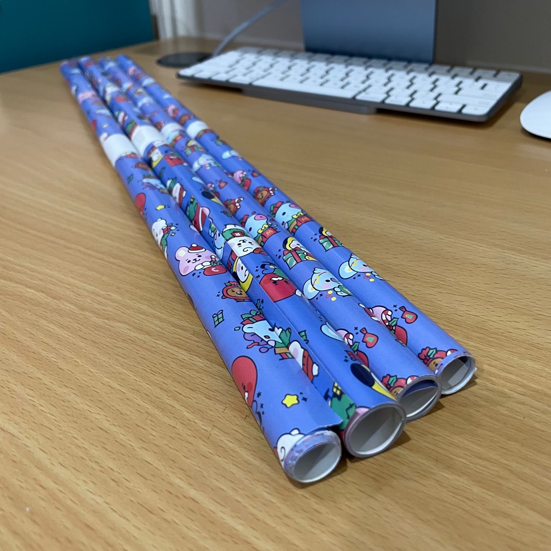 BT21 Wrapping paper | BTS merch, Furniture & Home Living, Home Decor ...