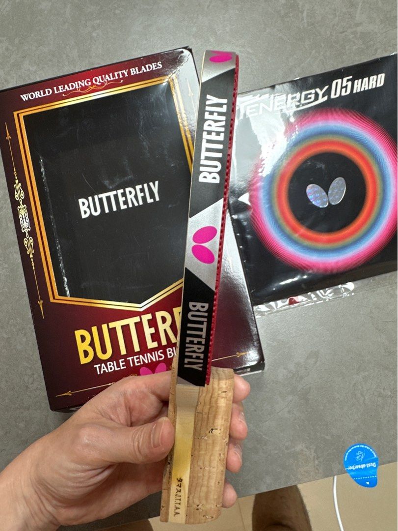 Butterfly Cypress G Max S with Tenergy 05 Hard, Sports Equipment ...