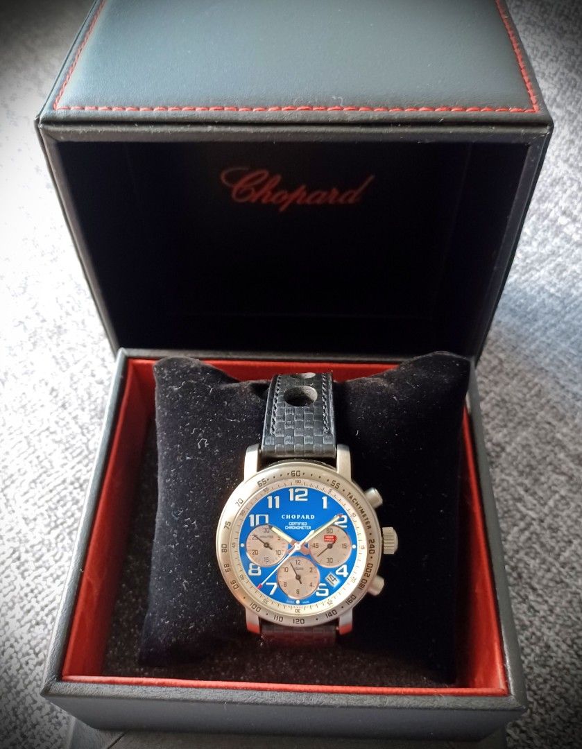 *RARE* Chopard Mille Miglia blue dial limited edition "Vintage Blue ...