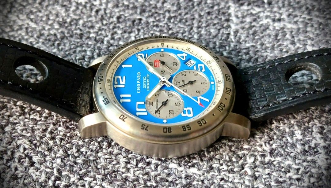 *RARE* Chopard Mille Miglia blue dial limited edition "Vintage Blue ...