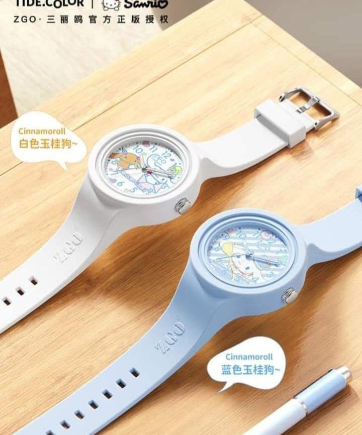 Cinnamonroll zgo watch (blue), Women's Fashion, Watches & Accessories ...
