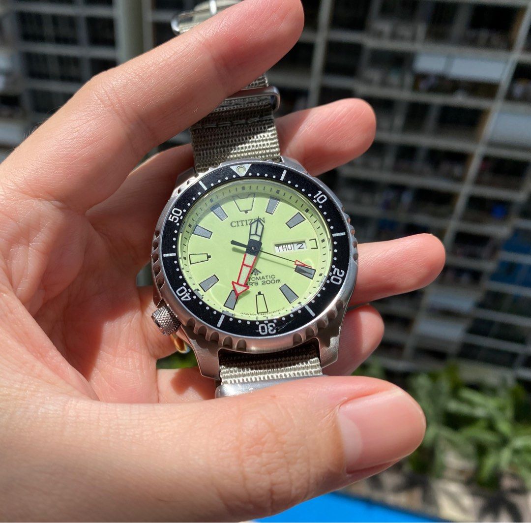 Citizen Promaster Automatic 200M Diver Fugu Fully Lumed Dial Limited ...