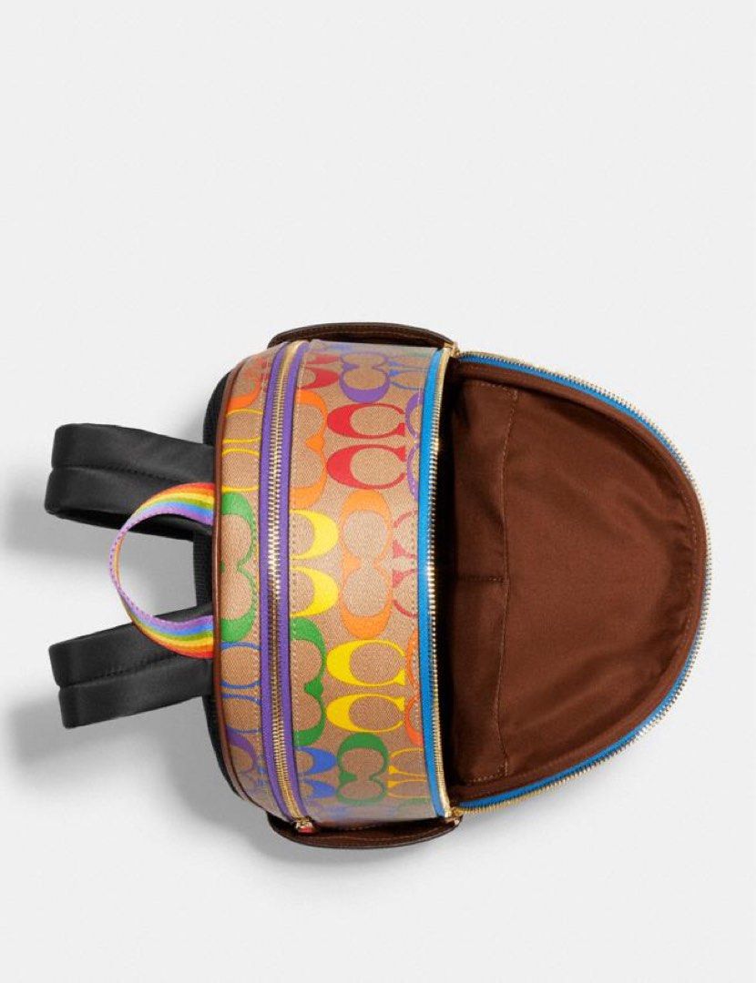 Coach Unisex Rainbow Backpack, Women's Fashion, Bags & Wallets ...