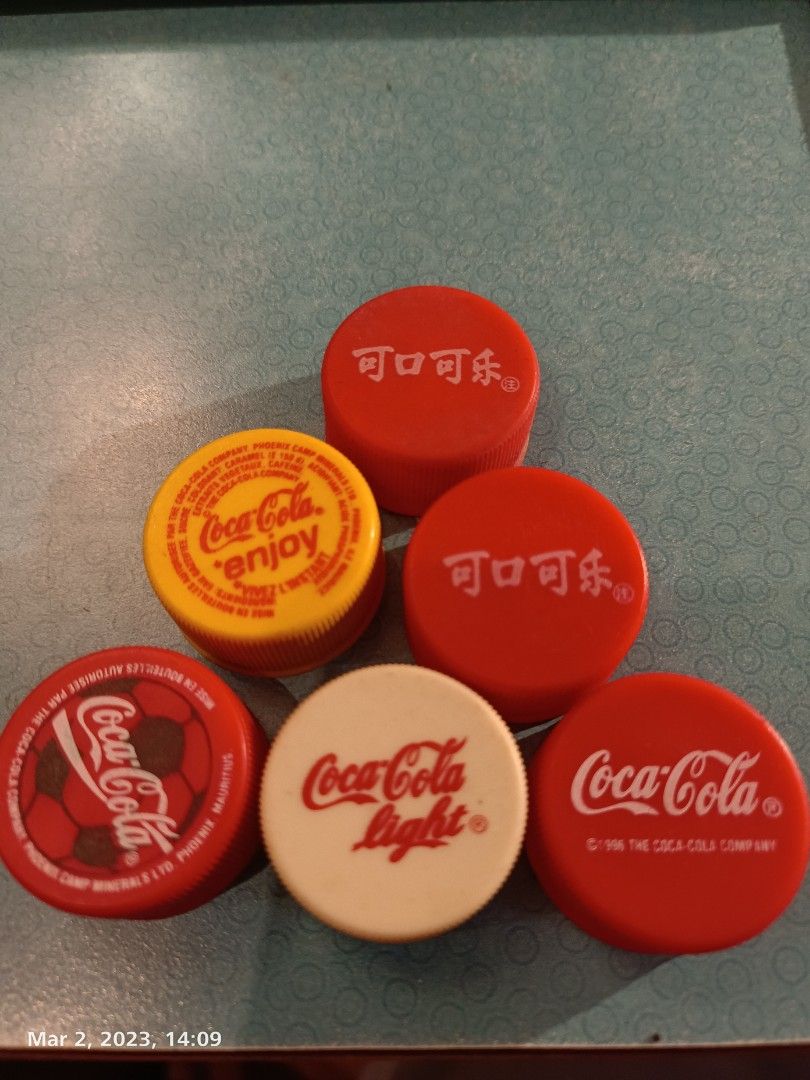 Coca colq Coke plastic caps, Hobbies & Toys, Memorabilia & Collectibles ...