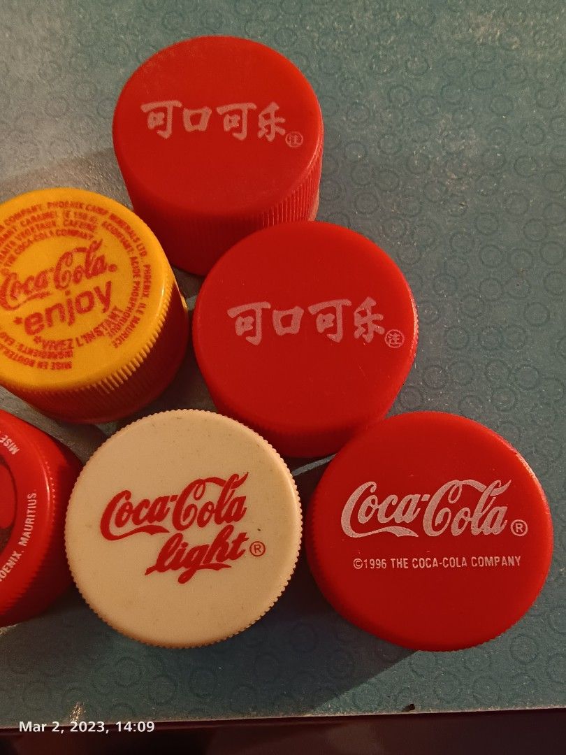 Coca colq Coke plastic caps, Hobbies & Toys, Memorabilia & Collectibles ...