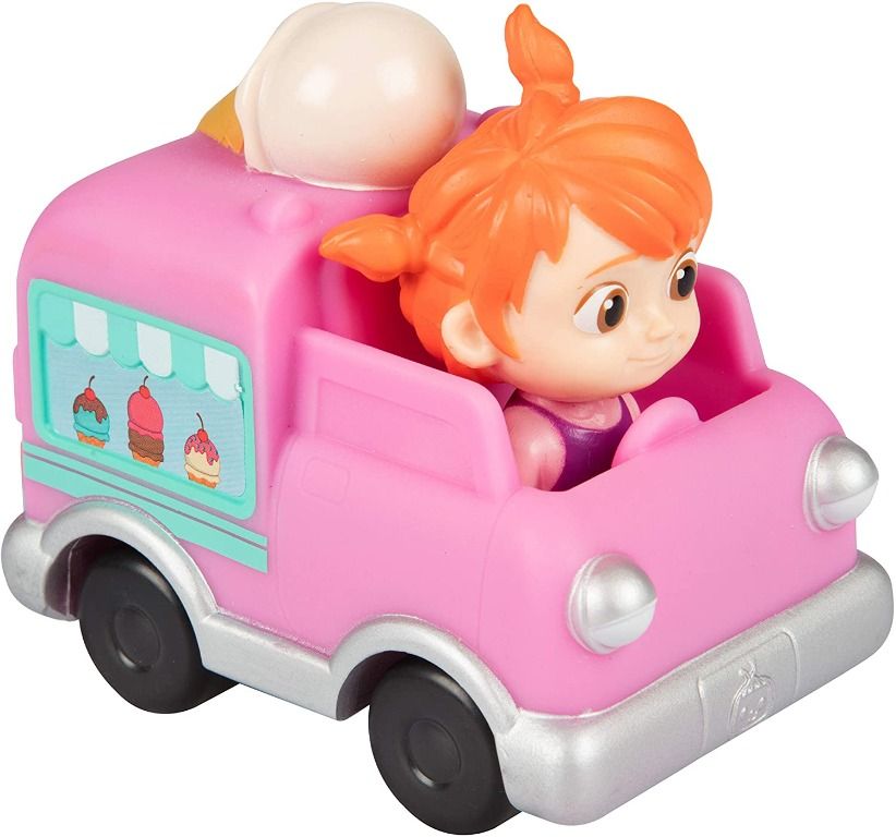 CoComelon Vehicle Toy 3 Pack - JJ, Tomtom & YoYo with School Bus, Fire ...