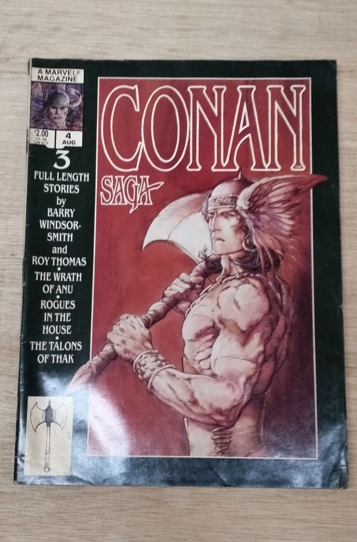 Conan Saga Volume 1 No. 4, Hobbies & Toys, Collectibles & Memorabilia, Vintage Collectibles on ...