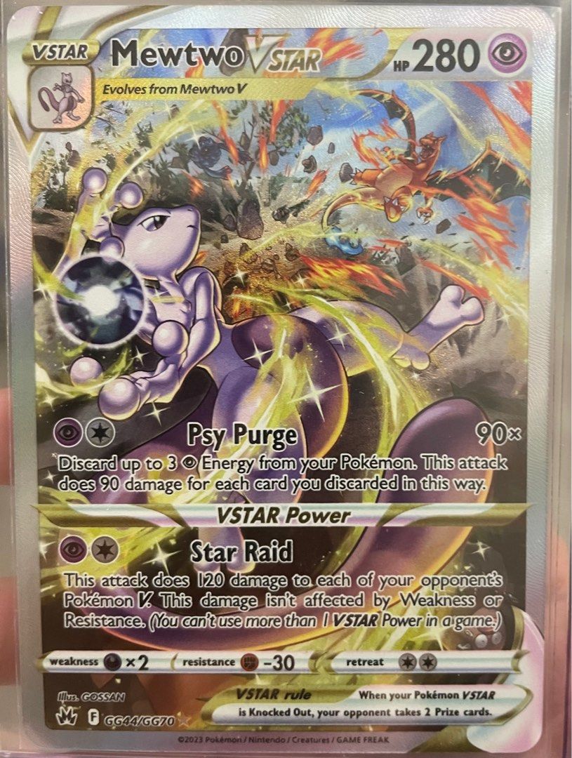 WTS Crown Zenith Mewtwo Vstar, Hobbies & Toys, Toys & Games on Carousell