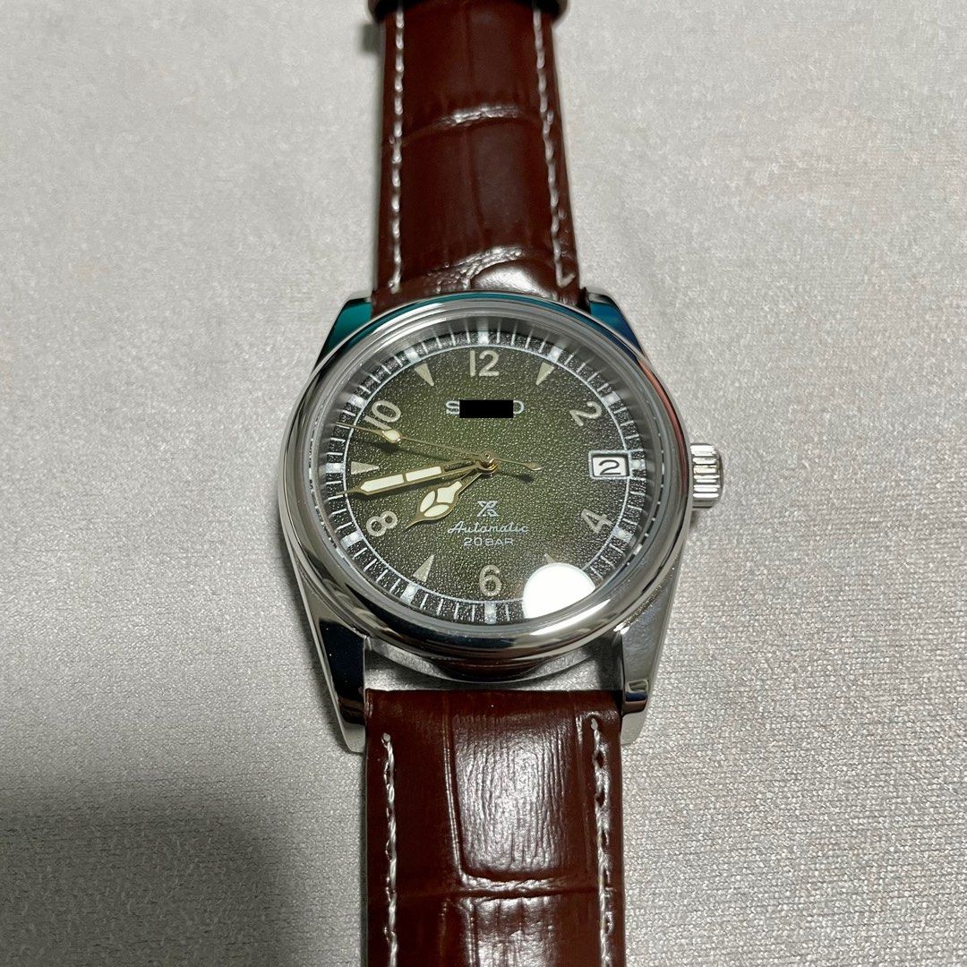 Custom watch automatic mechanical NH35 Field Alpinist style mod, Men's ...