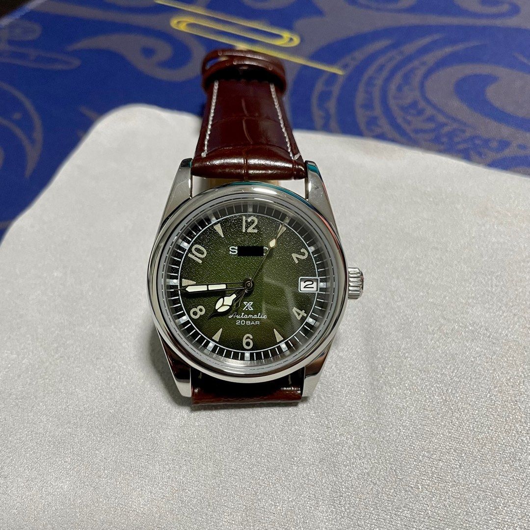 Custom watch automatic mechanical NH35 Field Alpinist style mod, Men's ...