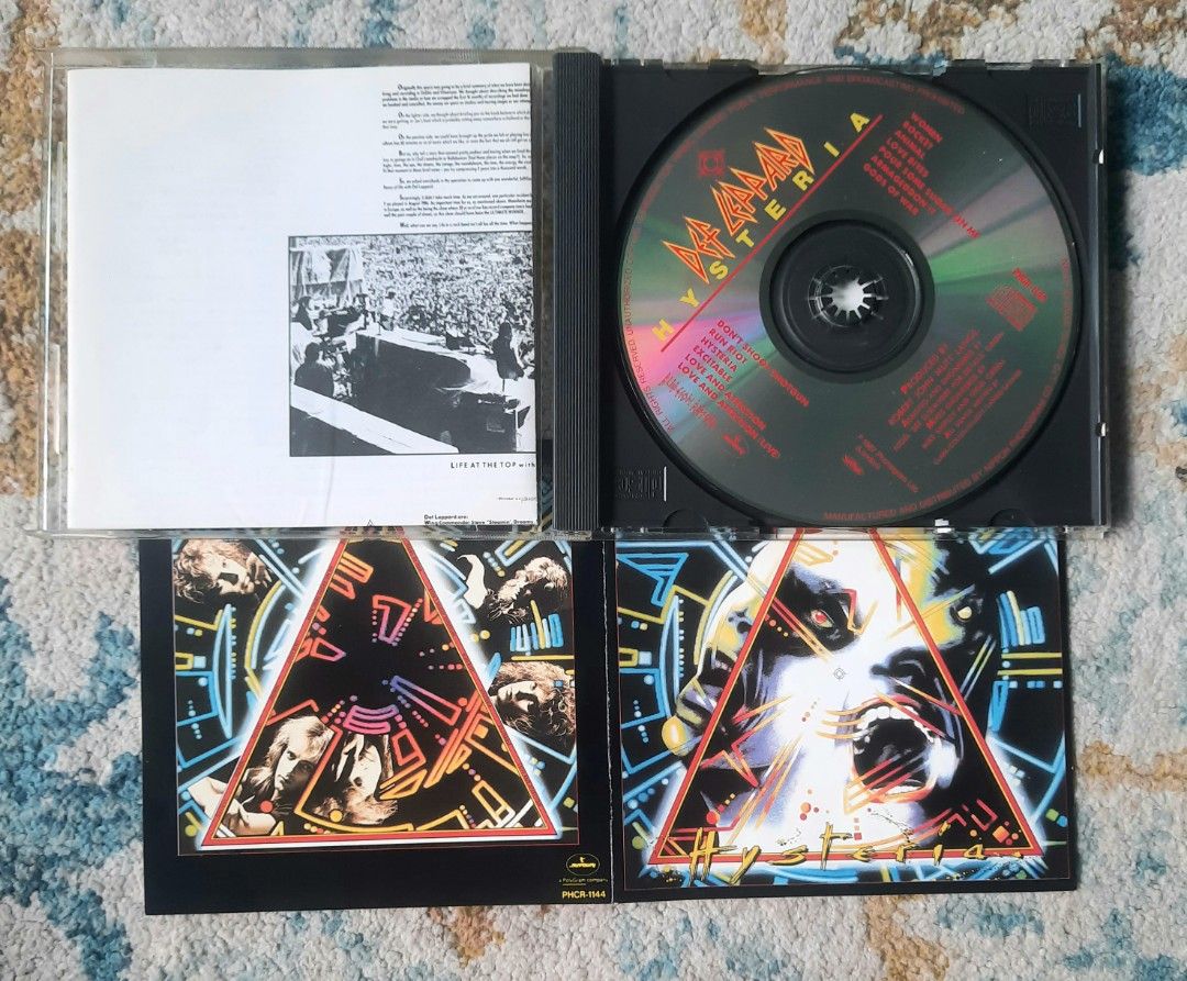Def Leppard - Hysteria CD, Hobbies & Toys, Music & Media, CDs & DVDs on ...