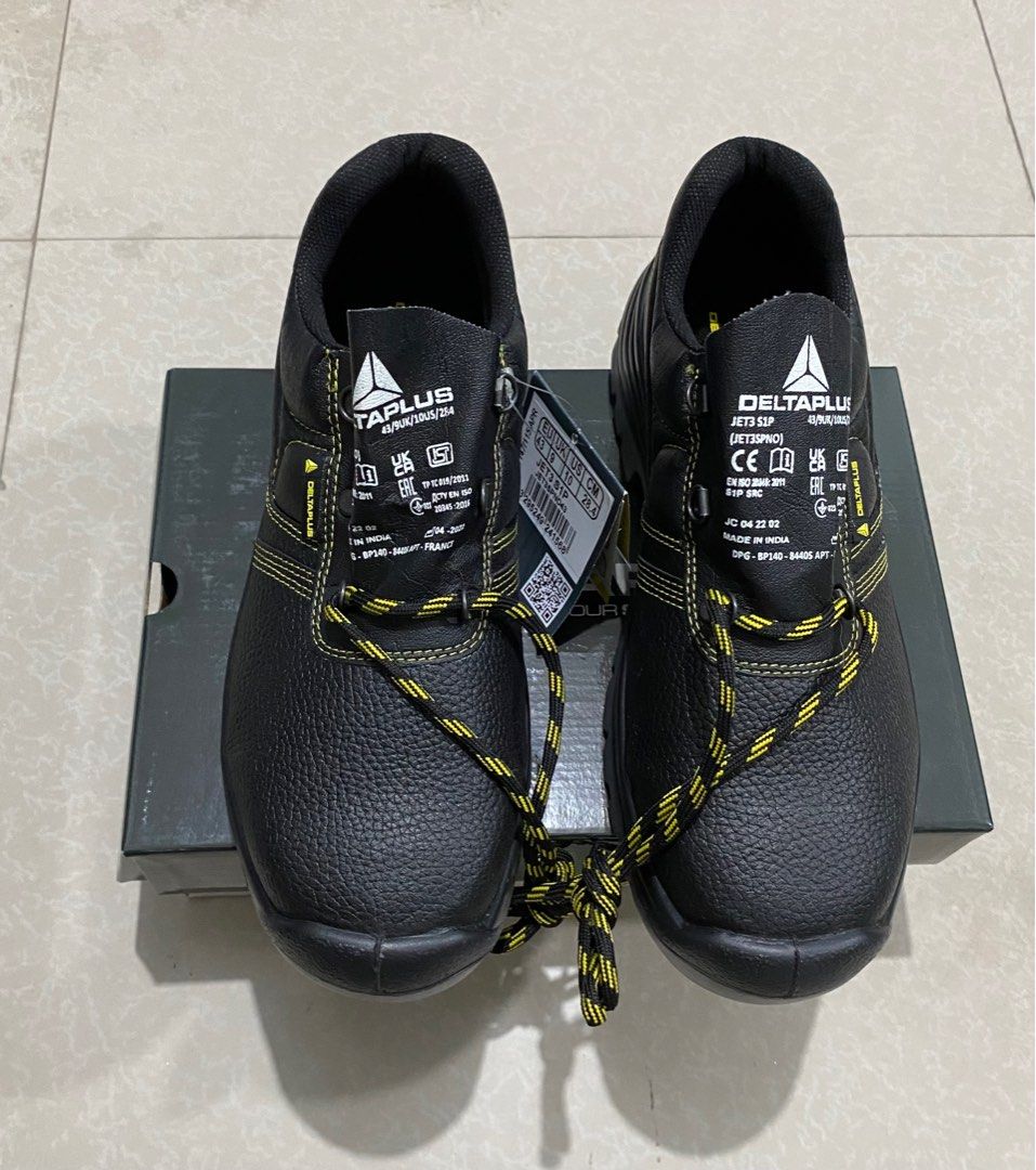 Delta plus safety shoes, Men's Fashion, Footwear, Boots on Carousell
