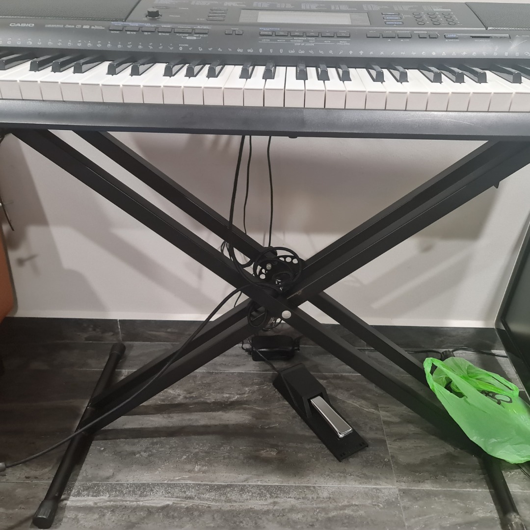 Digital Keyboard Casio CTK-5000 with stand, Hobbies & Toys, Music ...