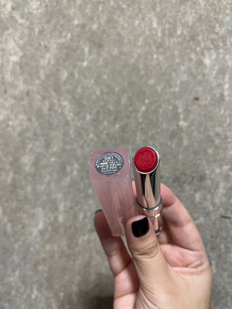 dior lip glow balm strawberry, Beauty & Personal Care, Face, Makeup on ...