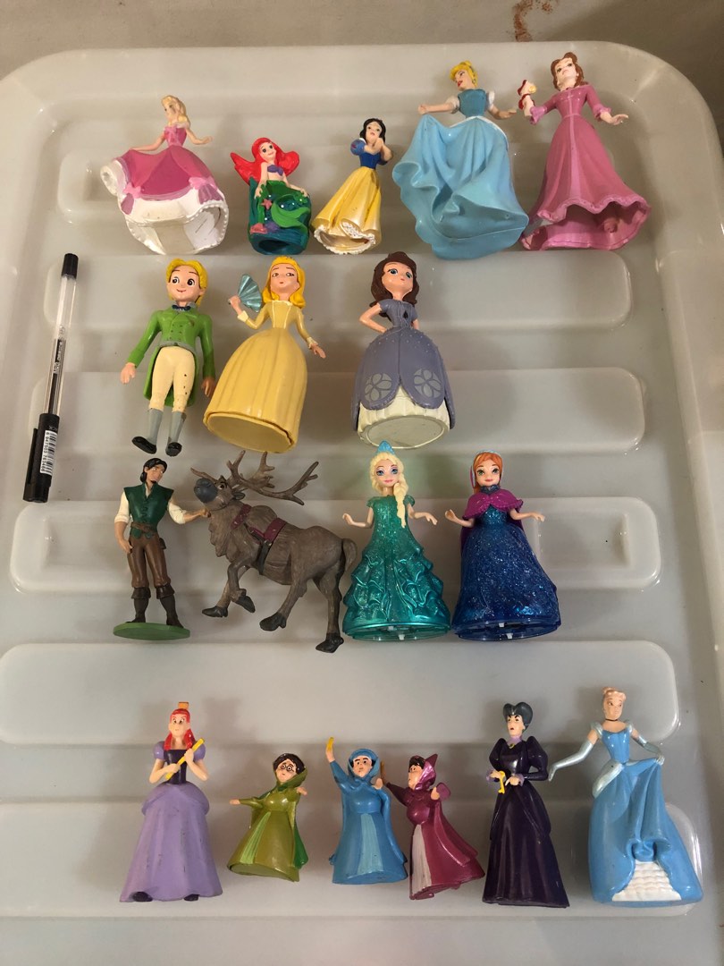 Disney Princess Figurines 18 pcs Sofia the First, Cinderella, Elsa and ...