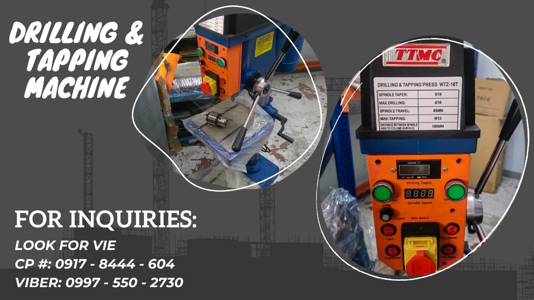 DRILLING & TAPPING MACHINE, Commercial & Industrial, Industrial ...