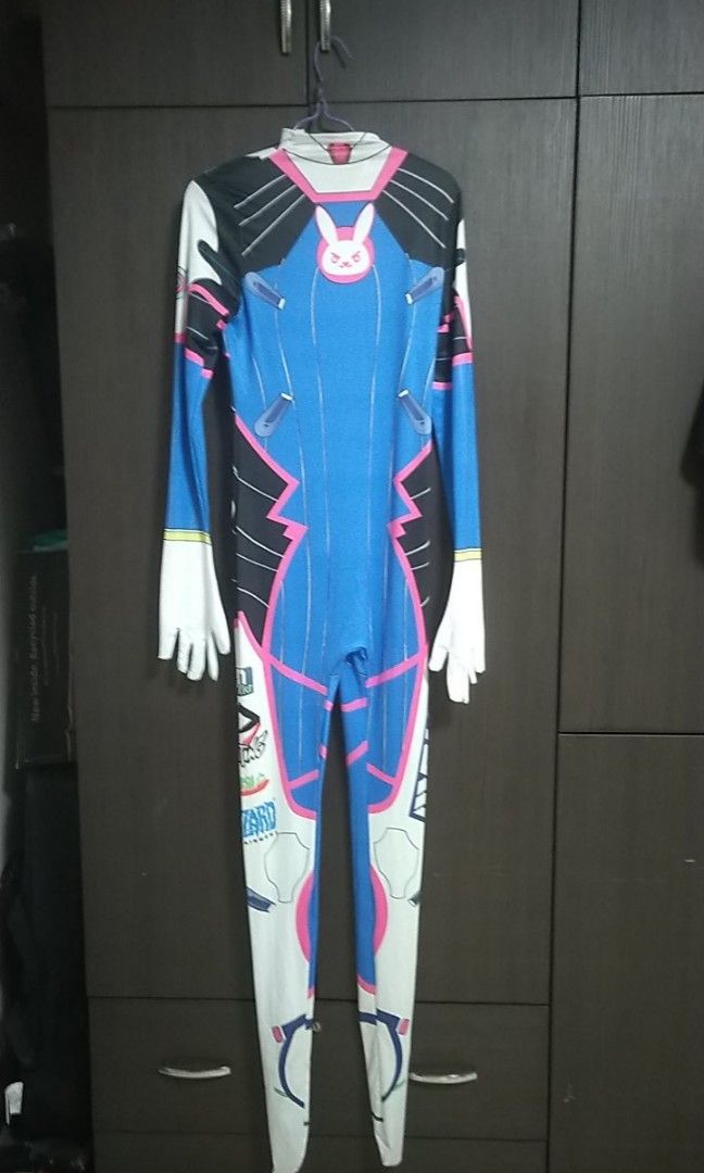 D.VA Overwatch Cosplay Full Body Suit, Hobbies & Toys, Memorabilia ...