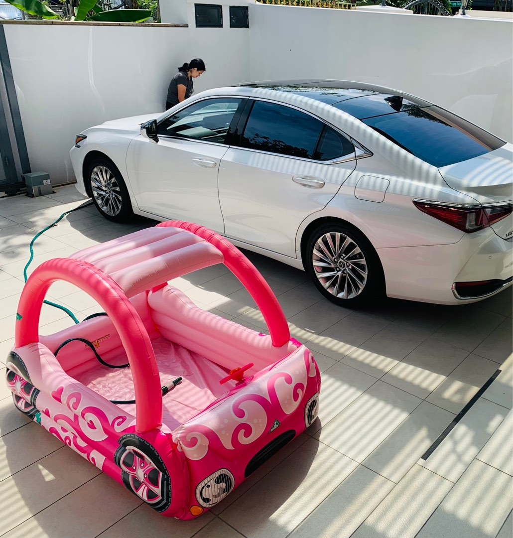ELC Car Racer Pool - Pink, Hobbies & Toys, Toys & Games on Carousell