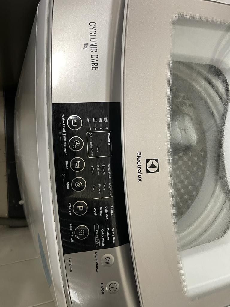 Electrolux Top load Washing Machine EWT805WN, TV & Home Appliances ...