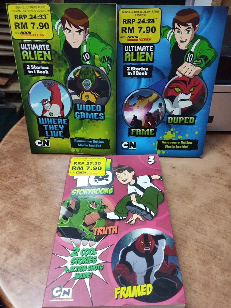 (ENG) Ben 10 Storybooks, Hobbies & Toys, Books & Magazines, Children's Books on Carousell