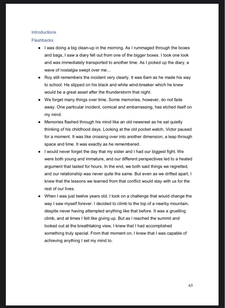 English Model Compositions PSLE useful phrases, Hobbies & Toys, Books ...