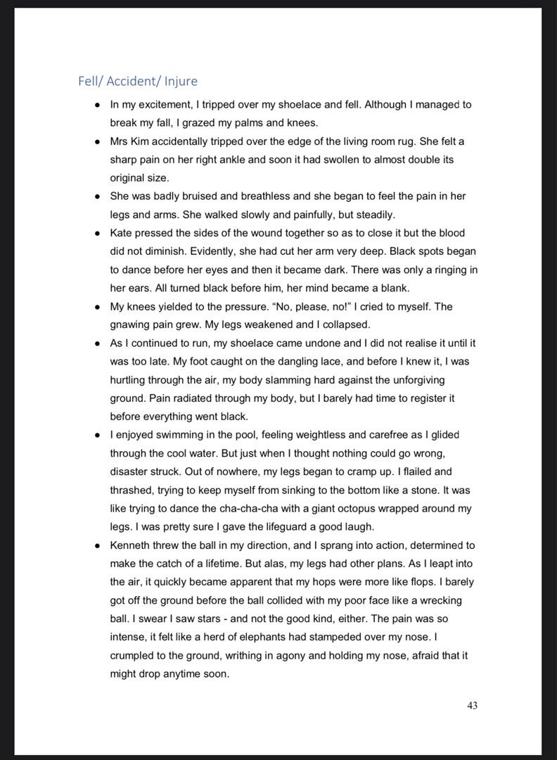 English Model Compositions PSLE useful phrases, Hobbies & Toys, Books ...