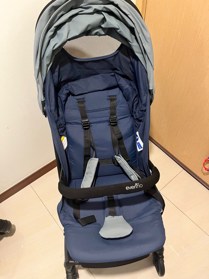 Evenflo PilotLX™ Lightweight Compact Stroller - Blue, Babies & Kids ...