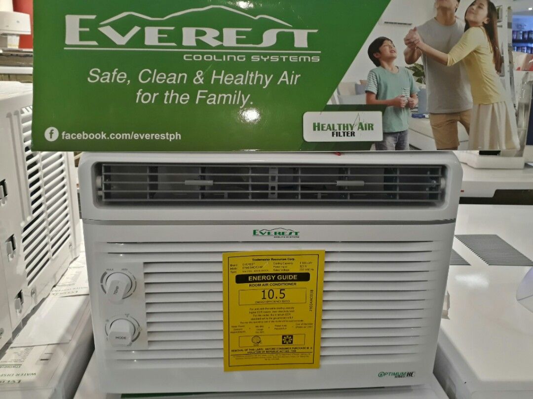 Everest Window Type Aircon .5hp .6hp 1hp 1.5hp 2hp 2.5hp, TV & Home ...