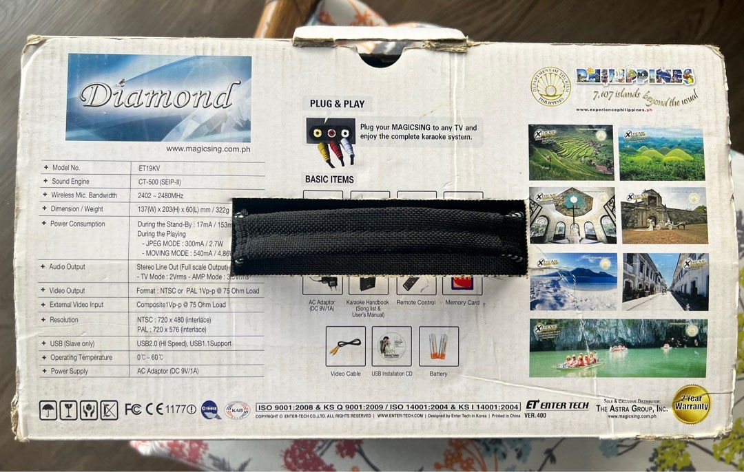 Extreme Magic Sing Diamond w/ 2 digital wire less microphones, Audio ...