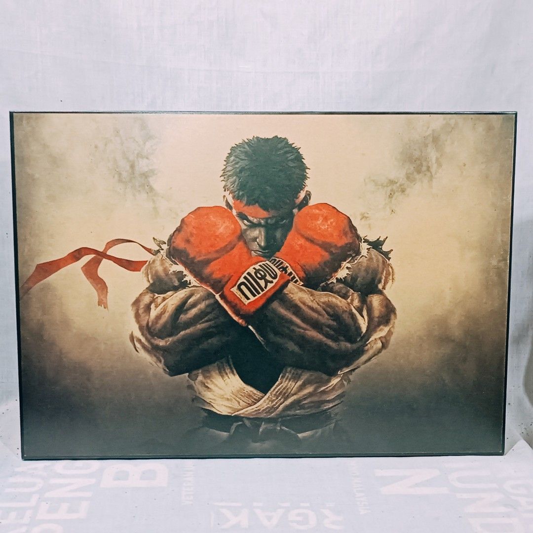 Frame Poster Ryu Street Fighter, Furniture & Home Living, Home Decor ...