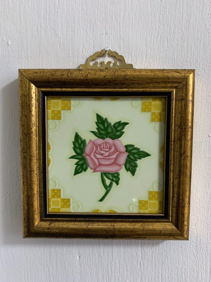 Framed Peranakan Tiles, Furniture & Home Living, Home Decor, Wall Decor ...