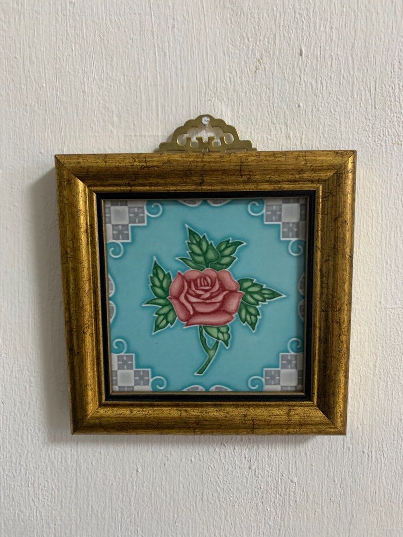 Framed Peranakan Tiles, Furniture & Home Living, Home Decor, Wall Decor ...