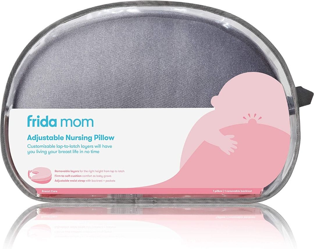 Frida Mom Adjustable Nursing Pillow - Customizable Breastfeeding Pillow ...