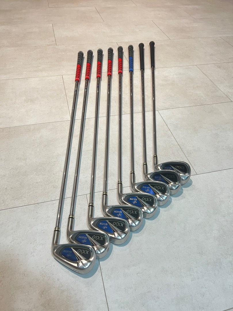 Full Set XXIO DST MP800 Golf Irons + Taylormade RBZ and PRGR Hybrid ...