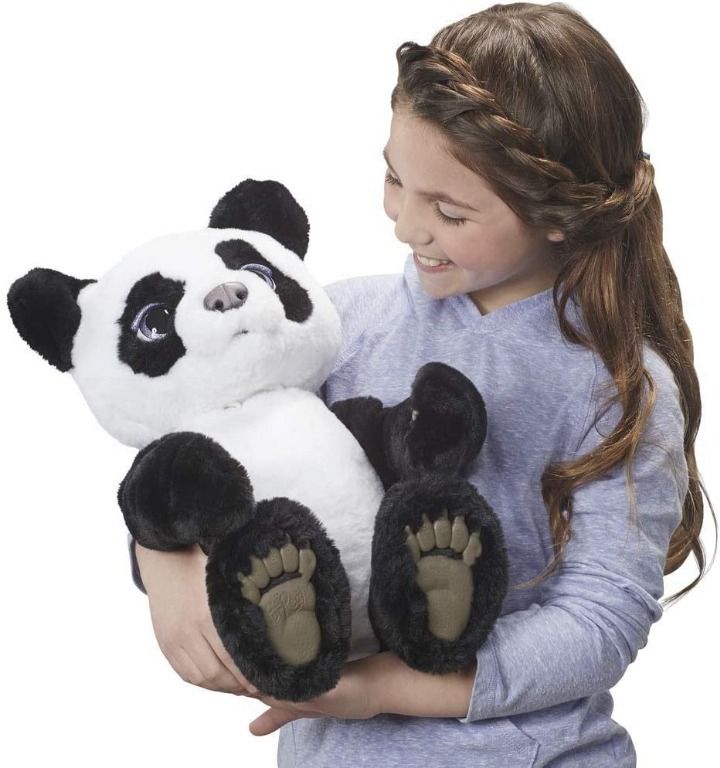 FurReal friends furReal Plum, The Curious Panda Cub Interactive Plush ...