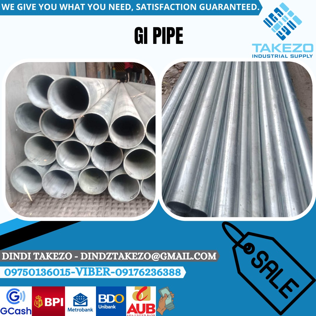 Gi Pipe, Commercial & Industrial, Industrial Equipment on Carousell
