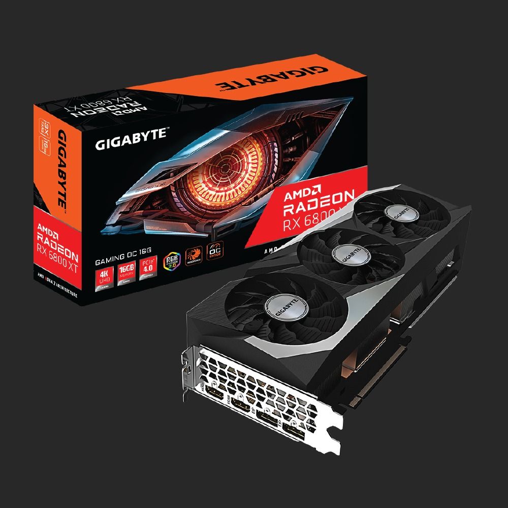 GIGABYTE Radeon RX 6800XT GAMING OC 16G Graphics Card (GV-R68XTGAMING ...