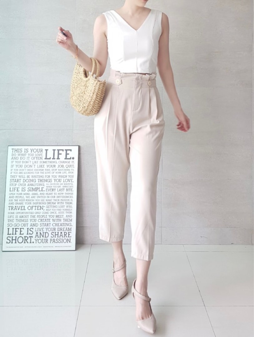 Green Prem Harem Pants, Women's Fashion, Bottoms, Other Bottoms on ...