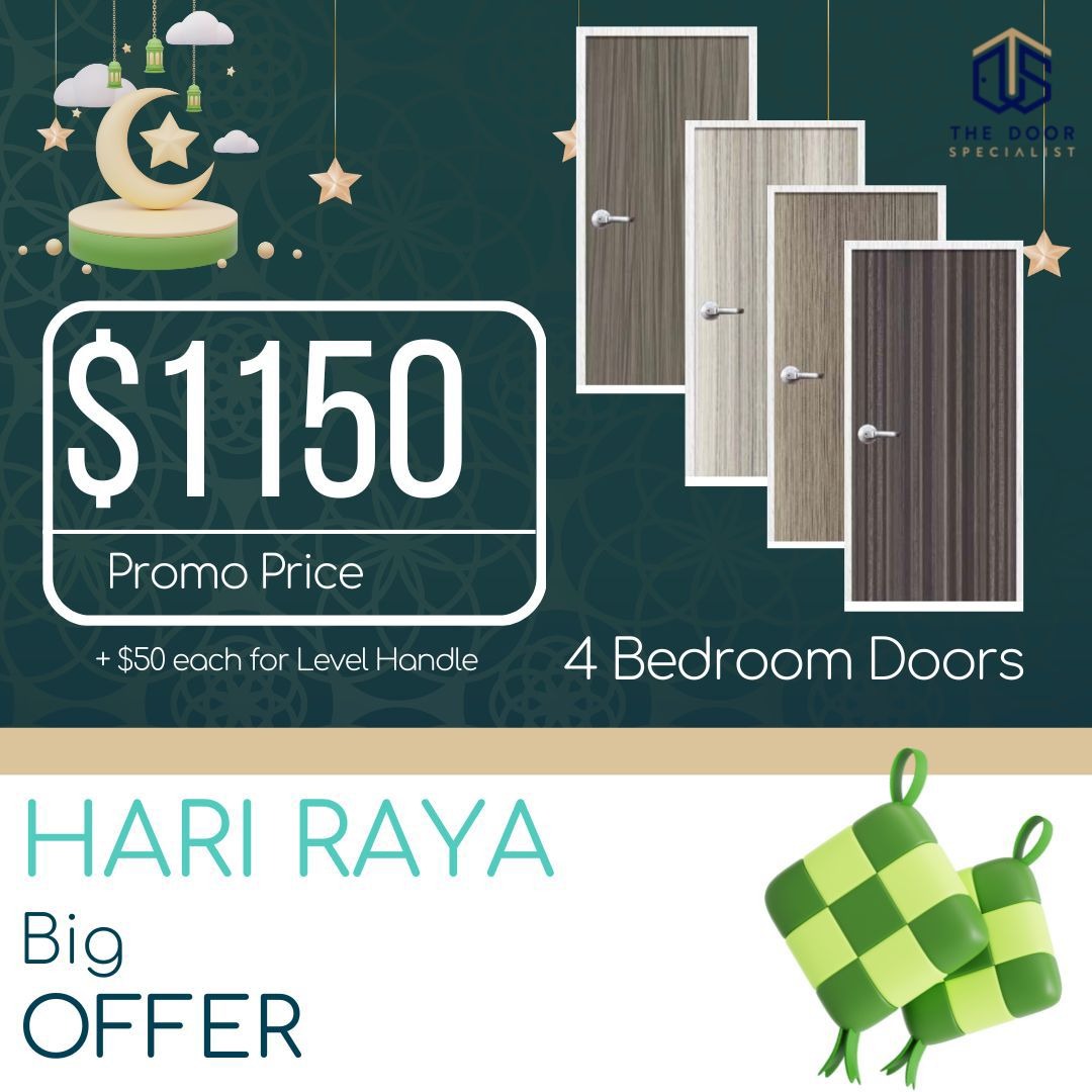 Hari Raya Promo - Bedroom Doors, Furniture & Home Living, Security ...
